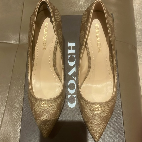 Coach | Shoes | Coach Pumps Never Worn 35 Inches | Poshmark